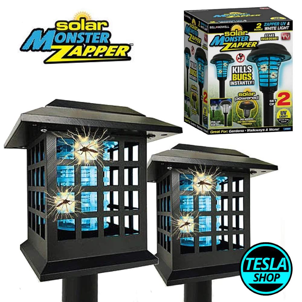 Solar Monster Zapper protiv komaraca i dosadnih insekata – Tesla Shop